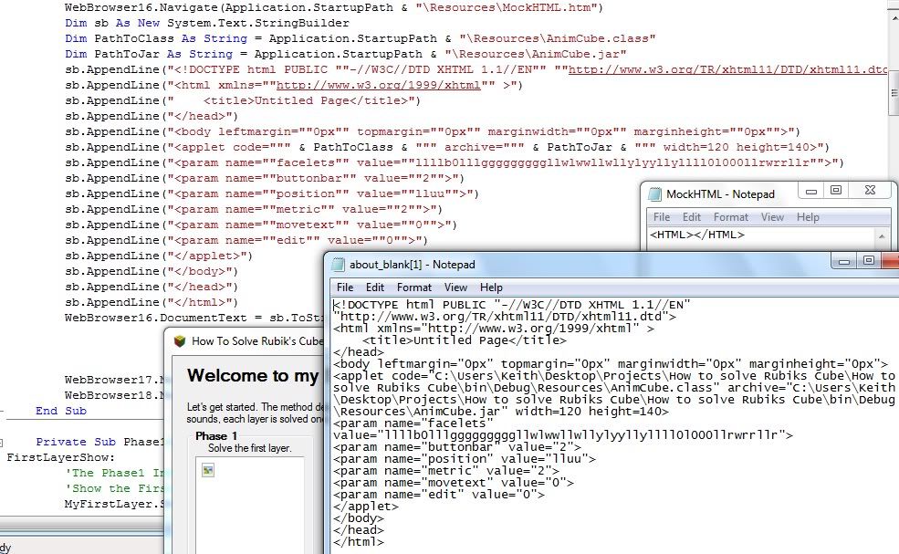 VS 2008 Loading string into webbrowser control-VBForums