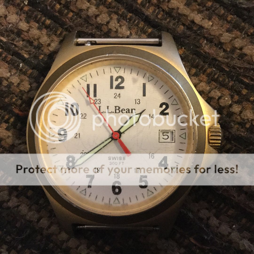 Pair of Swiss Made LL Bean Field watches - both running $35 ...