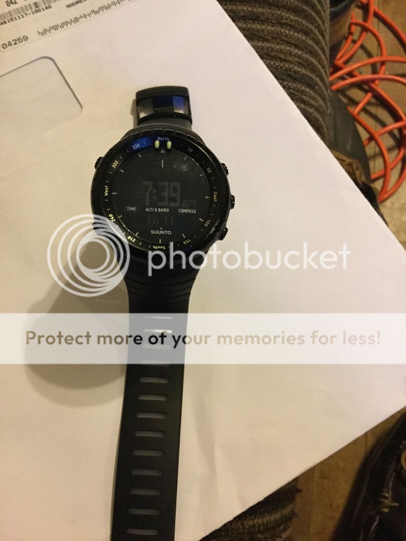Suunto Core All Black Military Edition - Negative Display - Black ...