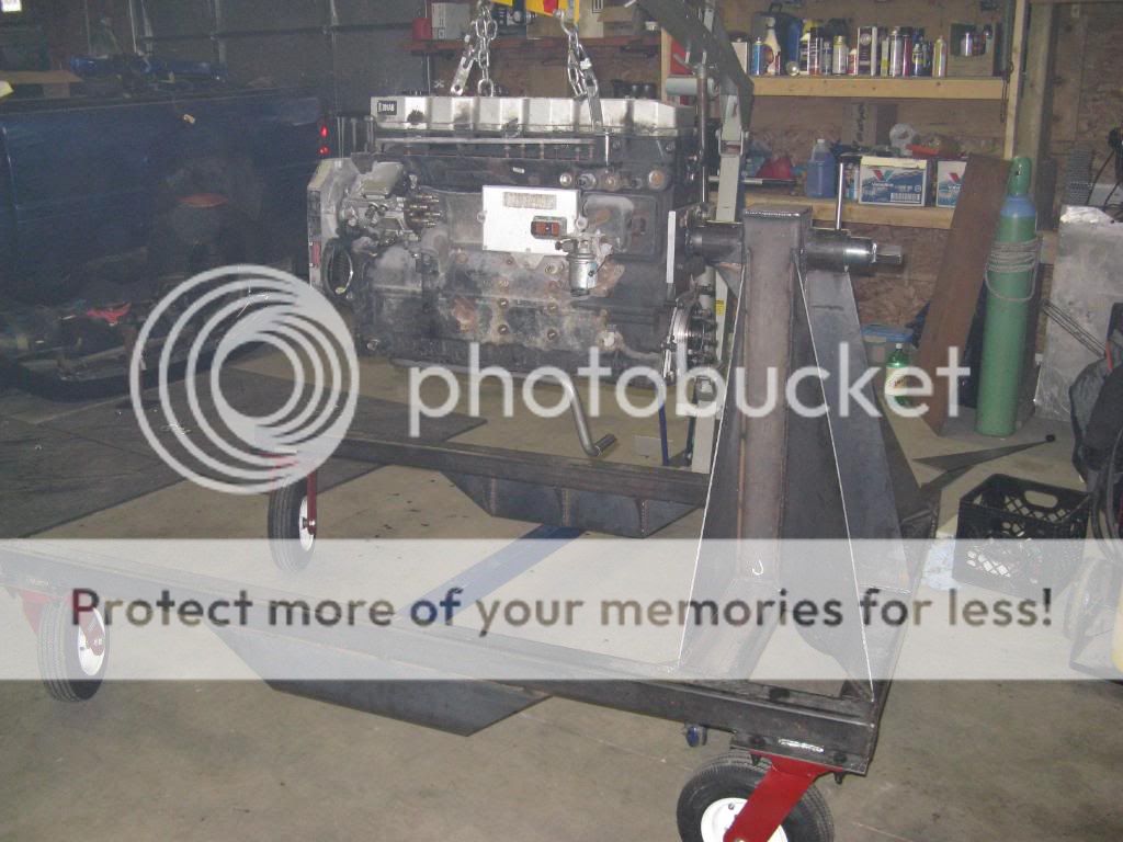 Home Made 2500 lb Engine Stand - Design to Fabrication | IH8MUD.com ...