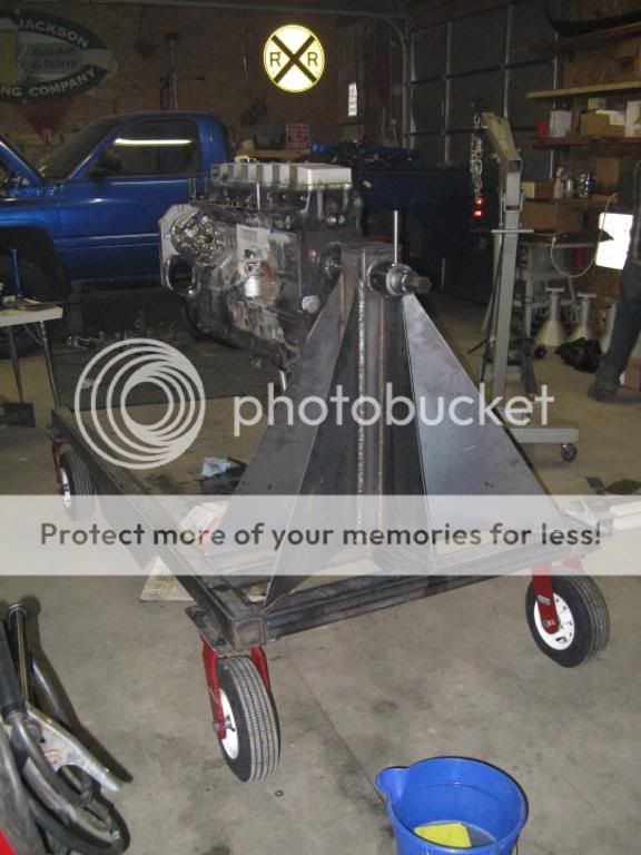 Home Made 2500 lb Engine Stand - Design to Fabrication | IH8MUD.com ...