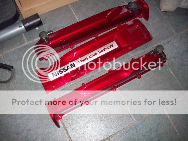 Rb26 Engine Cover Set In Brand New Hok Candy Apple Red! - For Sale ...