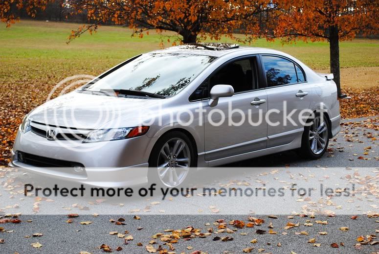 FINALLY! Pics with stock wheels with wheel spacers! | 8th Generation ...