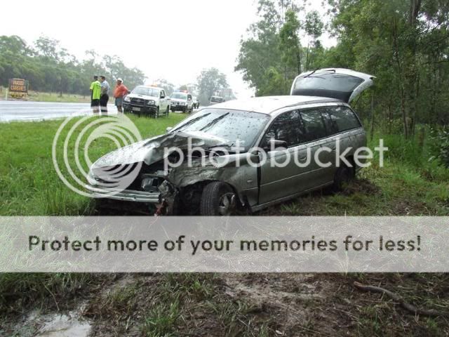 Smashed work car today | Patrol 4x4 - Nissan Patrol Forum